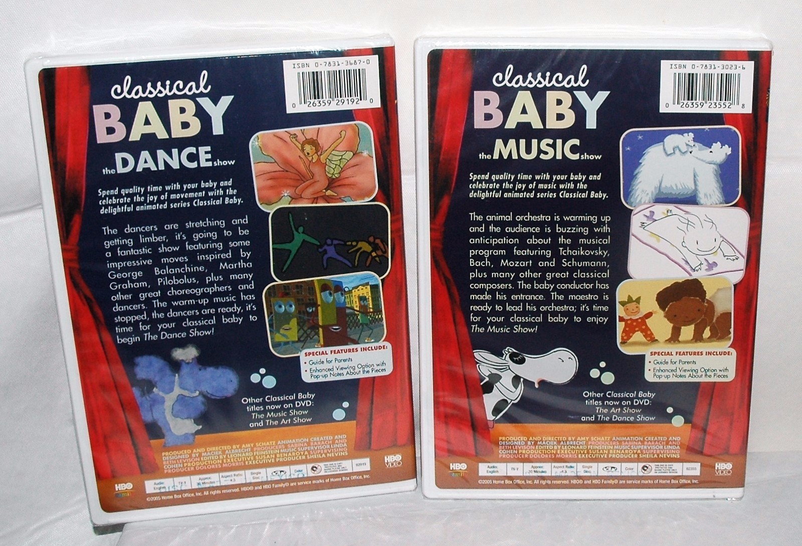 Lot of 2 Classical BABY DVD "Music -Dance" New Sealed R1 | eBay