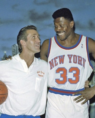 New York Knicks PATRICK EWING and PAT RILEY Glossy 8x10 Photo Print ...