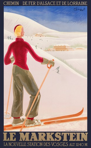 Affiche chemin de fer Alsace-Lorraine - Le Markstein | eBay