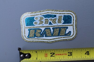 3rd Third Rail Snowboards Glitter Gold Devil Z69A Vintage Skateboarding ...
