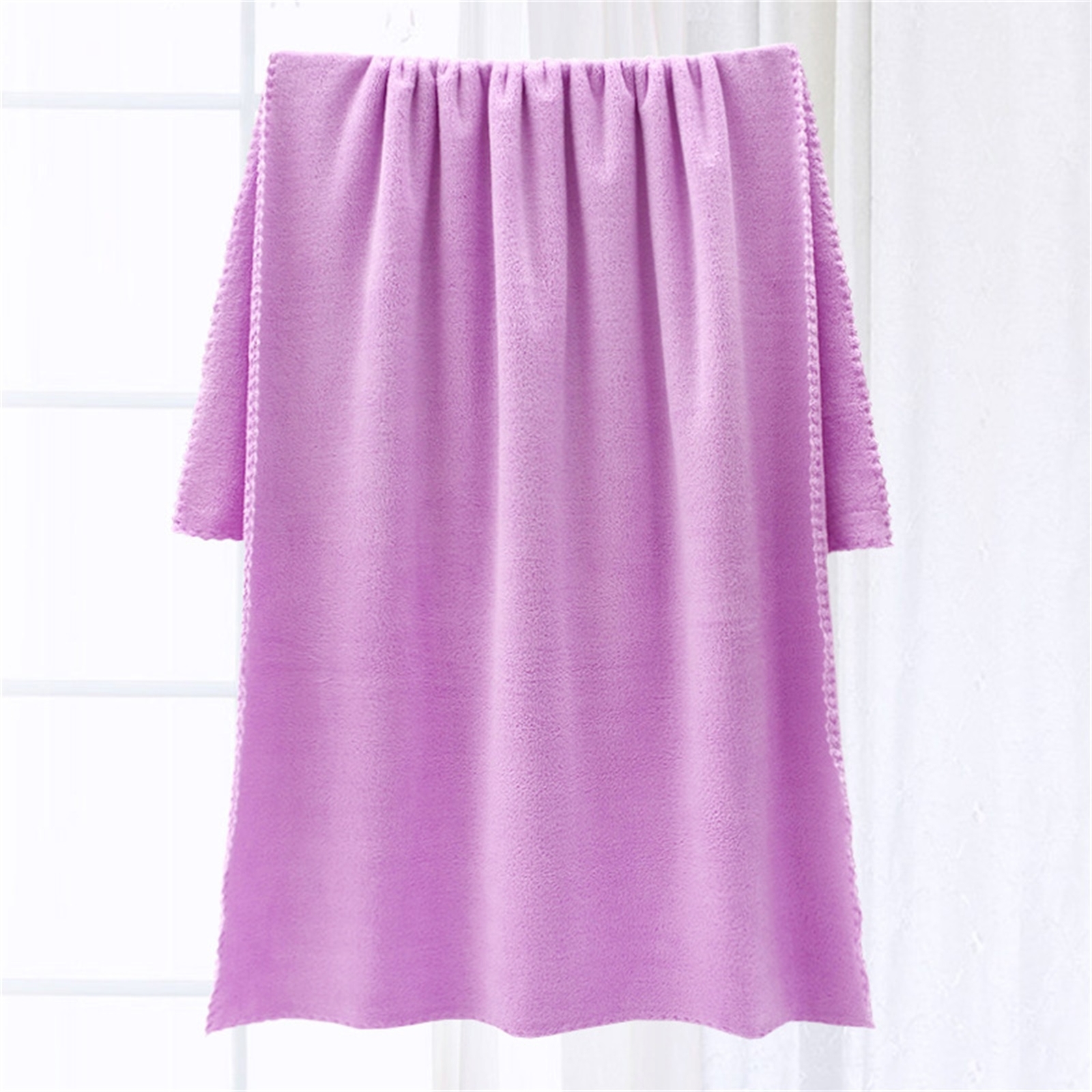 Shower Towel Fluffy Lint-free Sensitive Skin Kids Bath Large Towel Soft ...