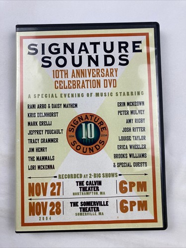 Signature Sounds I0th Anniversary Celebration DVD Live Josh Ritter ...
