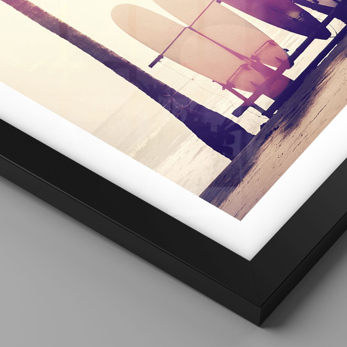 Affiche Poster 50x50cm Tableaux Image Photo Flare Plage Surf Wall Art ...