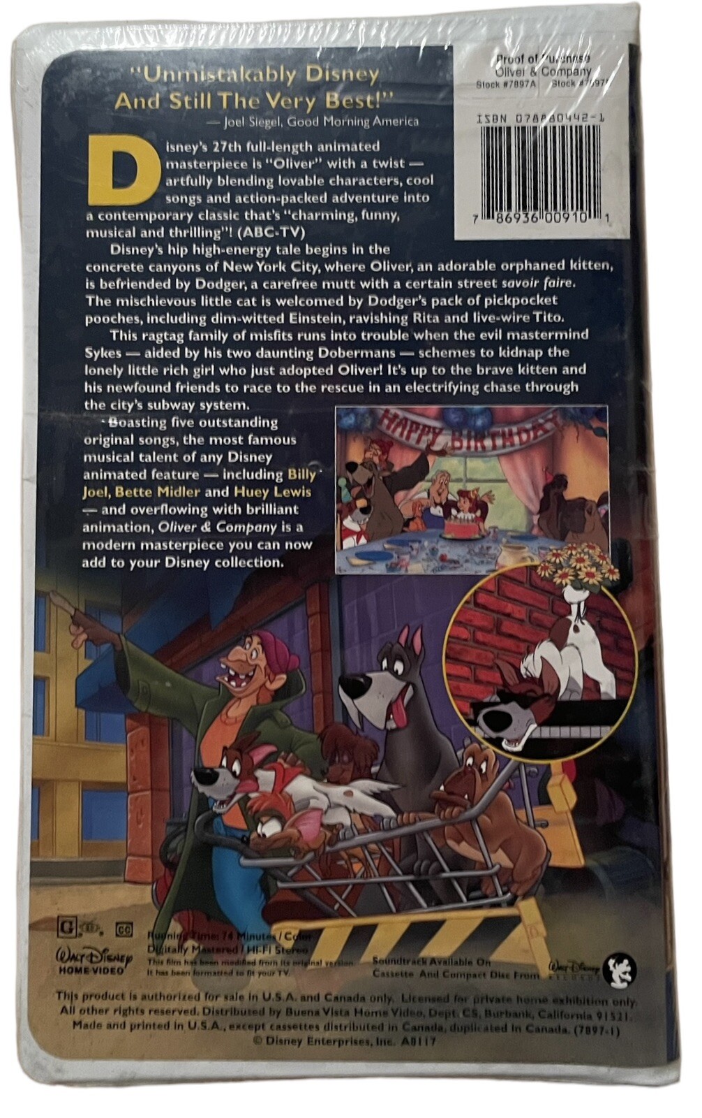 Oliver and Company (VHS, 1996) for sale online | eBay