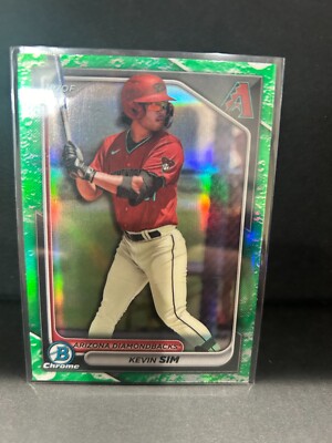 2024 Bowman Chrome Kevin Sim #BCP-34 LUNAR GLOW - Arizona Diamondbacks ...