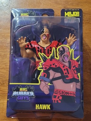 Big Rubber Guys Hawk Figure From Major Wrestling Figures Podcast New | eBay