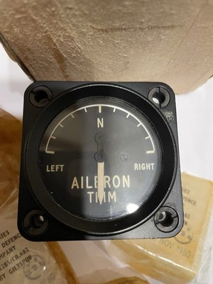 Vintage RAF English Electric Canberra Aircraft Aileron Trim Gauge | eBay UK