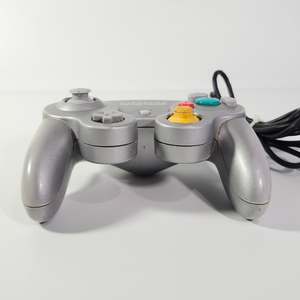 Nintendo GameCube Wired Controller Platinum Silver DOL-003 OEM Genuine ...