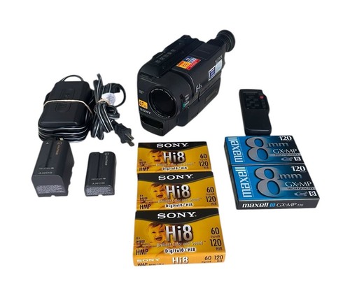 Sony Handycam Camcorder CCD-TRV215 8MM Video 8 XR Camera Bundle TESTED ...