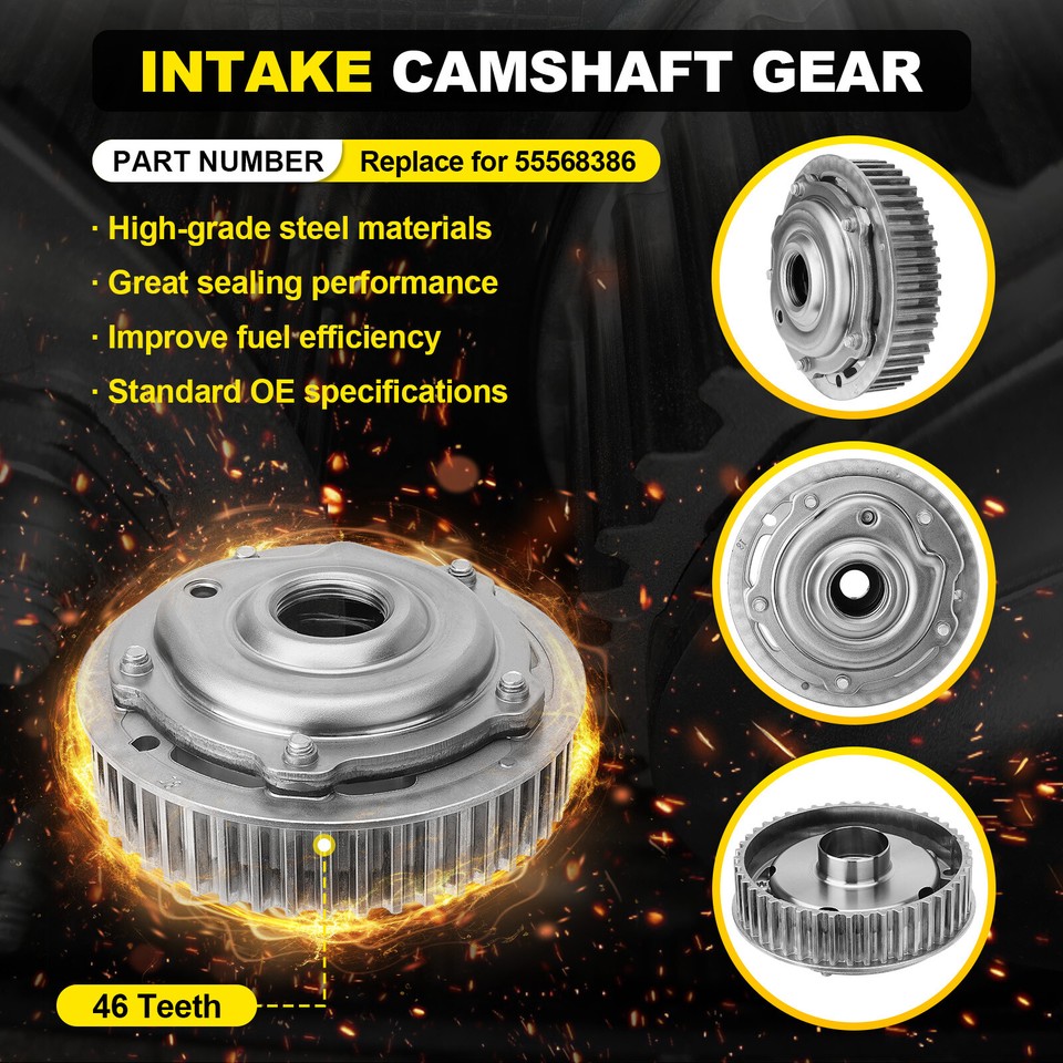 Timing Intake & Exhaust Camshaft Sprocket Cam Phaser VVT For Chevy ...