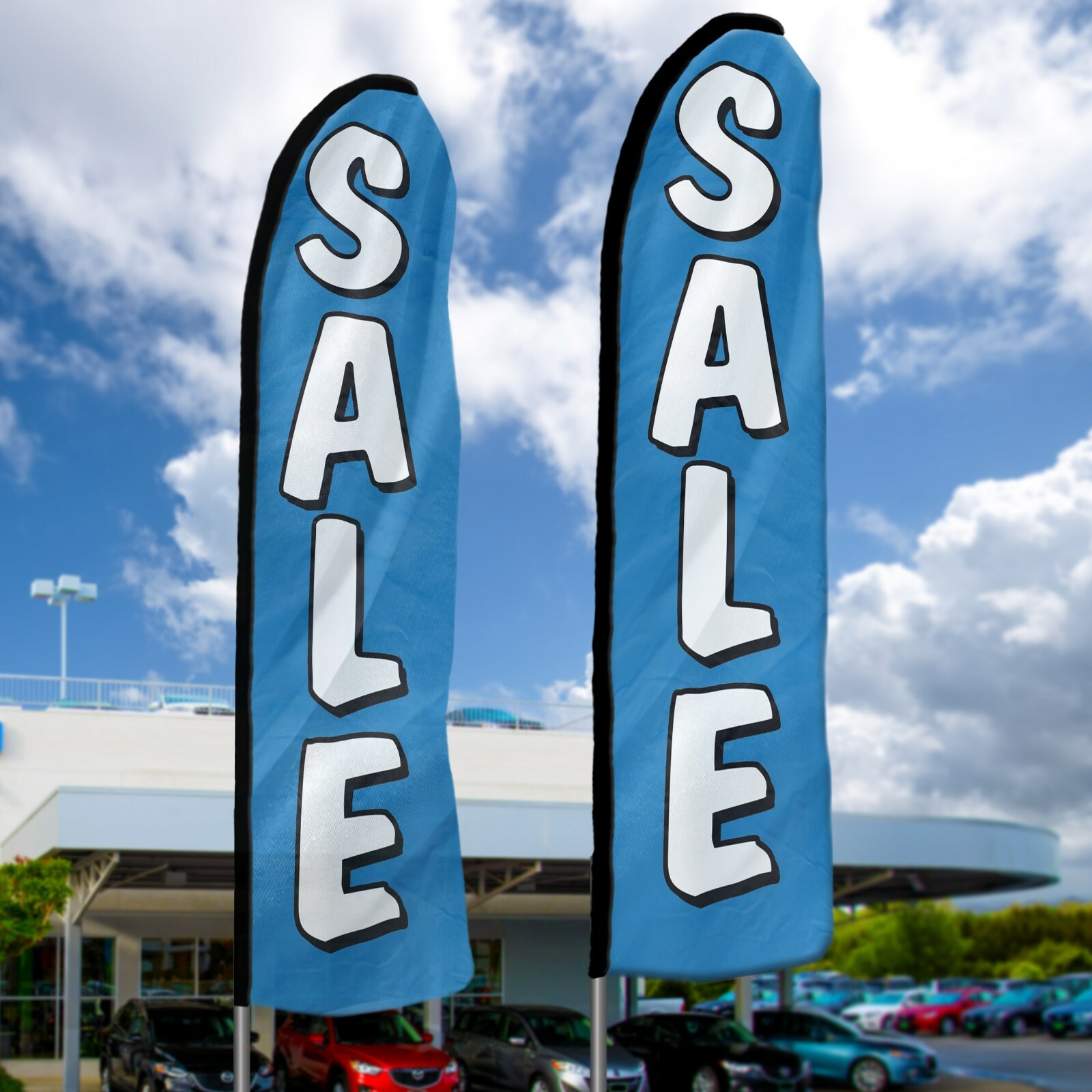 EZ Line Used Car Dealership Swooper Feather Flag 15ft Auto Sales 3 ...