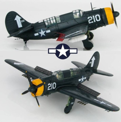 Curtiss SB2C Helldiver USN VB-84 White 210 Tokyo Raids, Hobby Master 1/ ...
