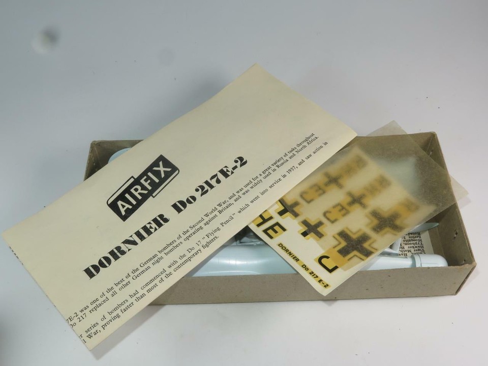 RARE Airfix Model Aircraft Kit 1/72 DORNIER Do 217 E.2. Unmade Type 2 ...