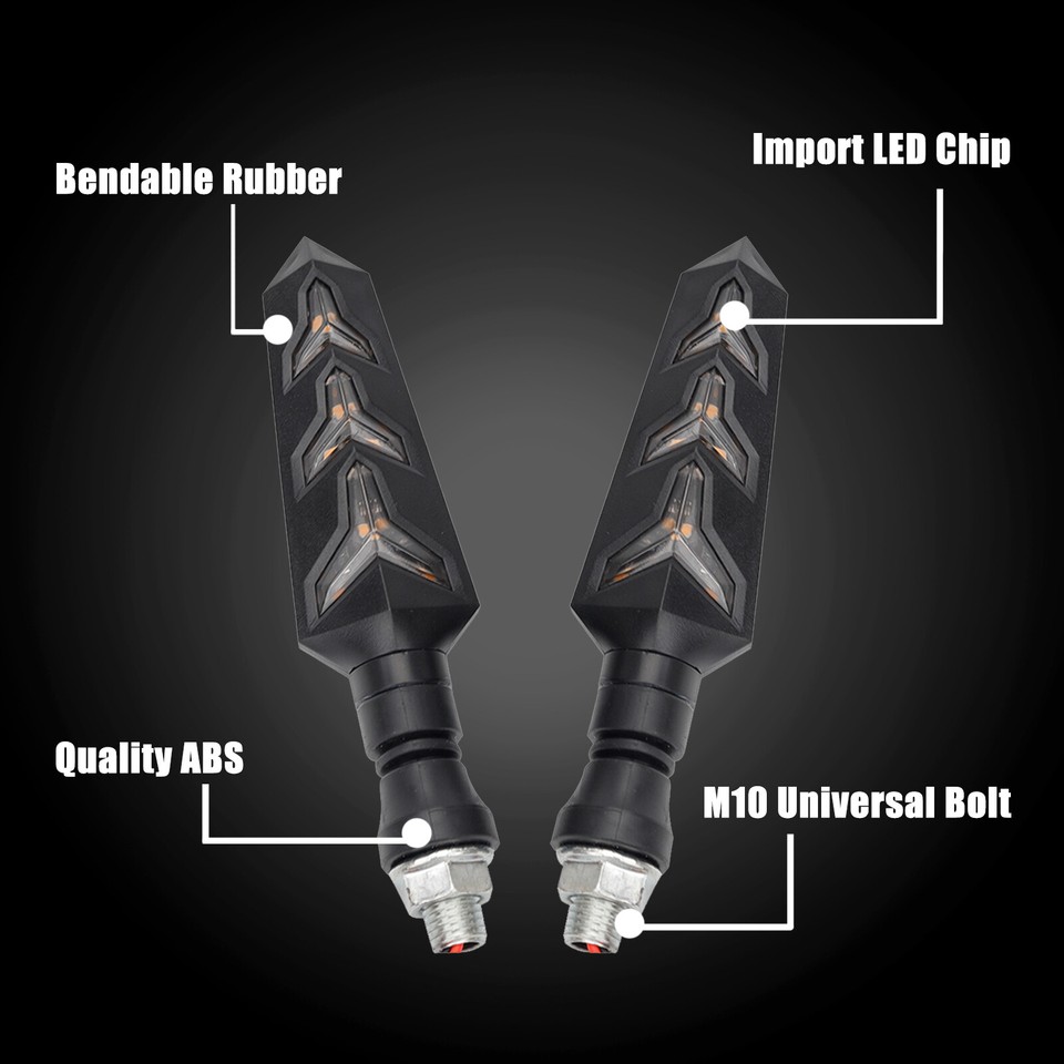 Universal Tail Tidy License Plate Holder Fender Eliminator W/ LED Turn ...