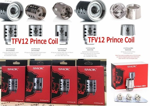 Smok Prince Coils - TFV12 M4 Q4 T10 Mesh Strip Max Dual Triple V12 Vape ...