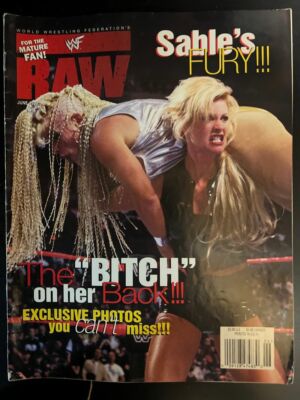 WWF/WWE RAW Magazine June 1998 Sable Cover | eBay