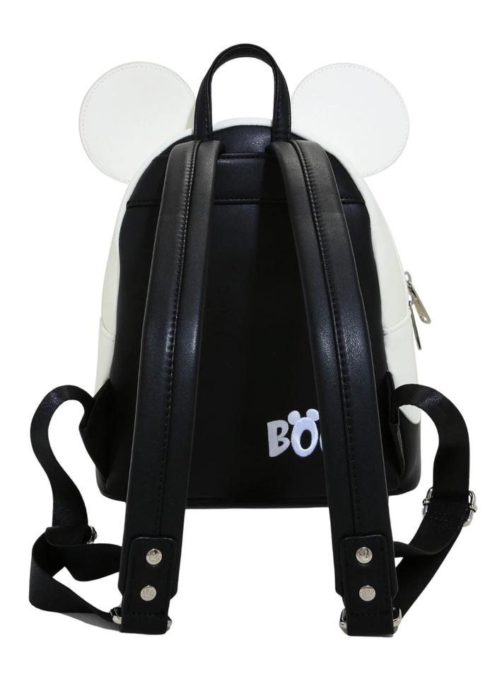LOUNGEFLY DISNEY MICKEY MOUSE BOO GLOW IN THE DARK GHOST BACKPACK ...