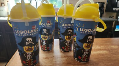 LEGOLAND Pirate Lego People Souvenir Drink Cup Florida Theme Park | eBay