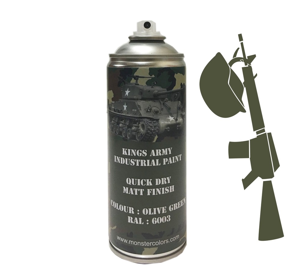 Military Spray Paint 400ml Army Camo Colours Airsoft Paintball Models ...