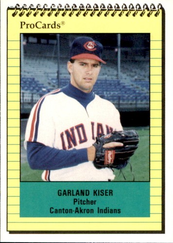 1991 Canton-Akron Indians ProCards #976 Garland Kiser Blountville ...