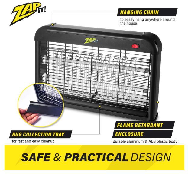 Fly zapper electric light fly killer bug zapper fly trap fly insect ...