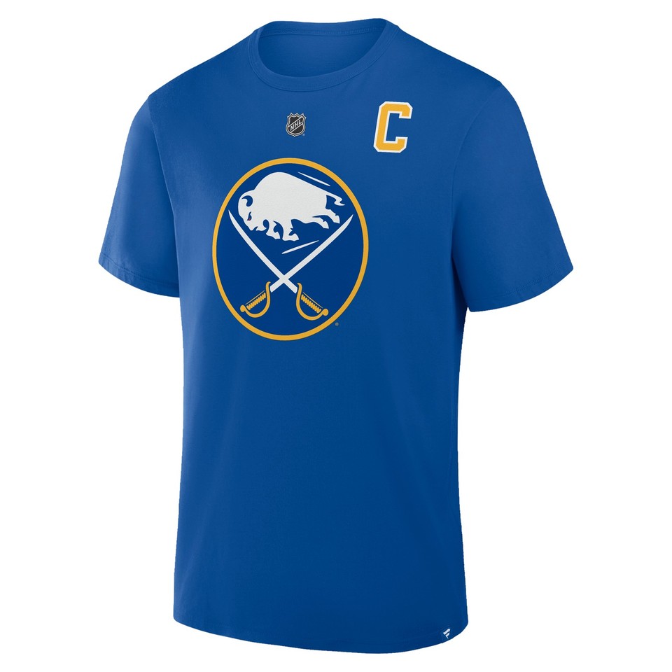 Men's Fanatics Rasmus Dahlin Royal Buffalo Sabres Authentic Stack Name ...