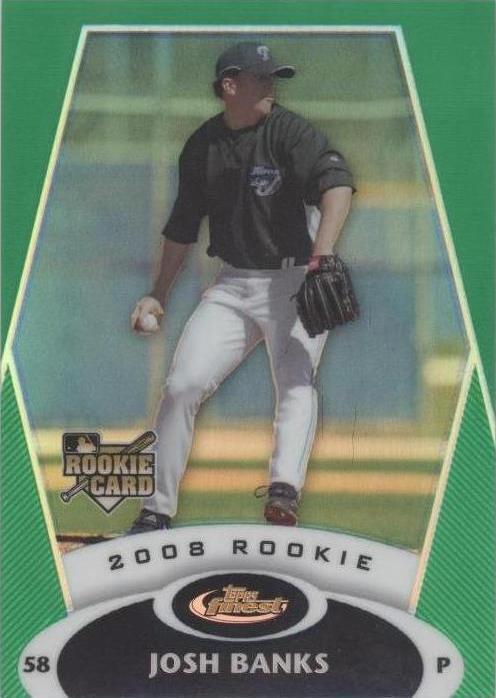 2008 Topps Finest - Josh Banks #135 Green Refractor /199 for sale ...