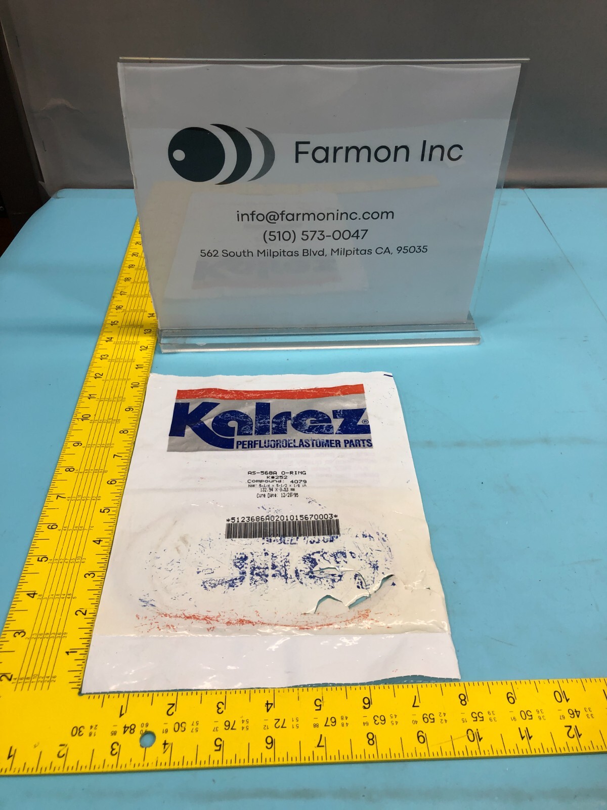 KALREZ AS-568A O-RING K# 252, COMPOUND: 4079, AS-568A-252, 2-252 ...