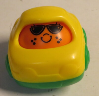 Fisher Price ROLL AROUND BALL Roll-a-Round YELLOW & GREEN CAR Ride-a ...