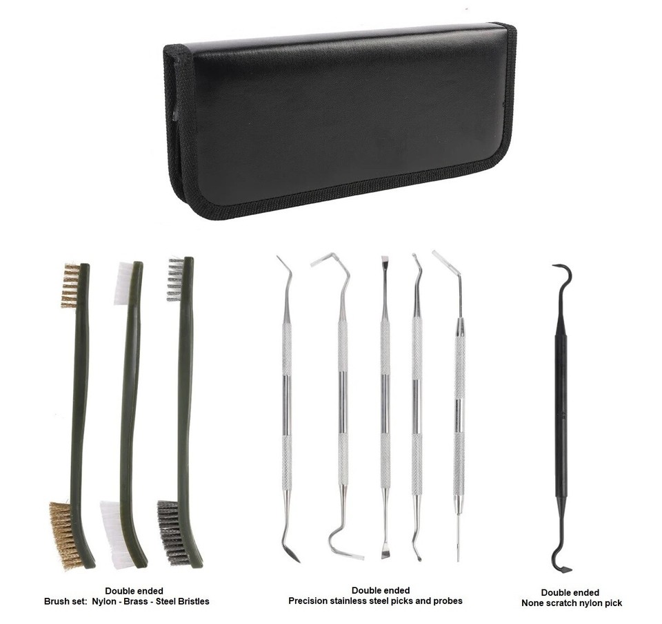 9x Metal Detecting Finds Coin Artefact Cleaning Tool Kit with Brushes ...