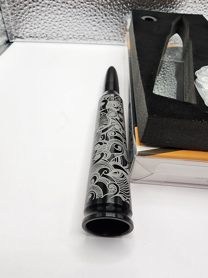 Custom Engraved BULLET ANTENNA 50 CALIBER CHEVY GMC TRUCK SILVERADO ...