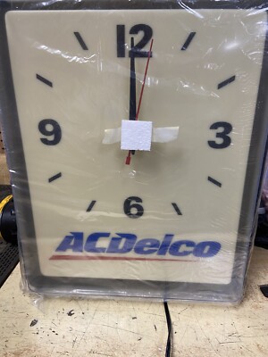 vintage NOS ACDelco Clock | eBay