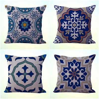 4pcs cushion covers Italian style geometric pillow sofa covers | eBay