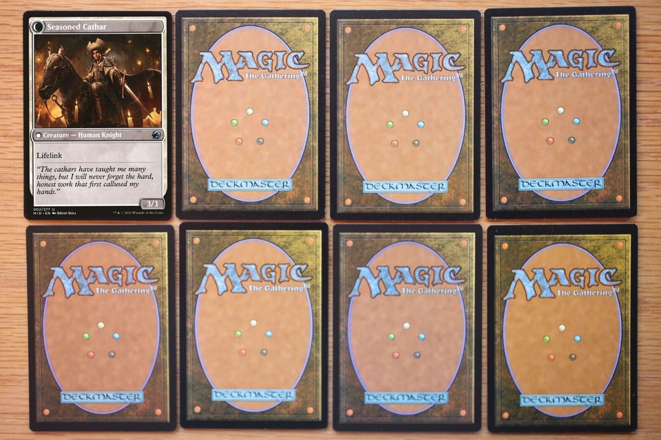Set of 8 White Land Fetch Creatures *NM* Magic MTG Commander Deck ...