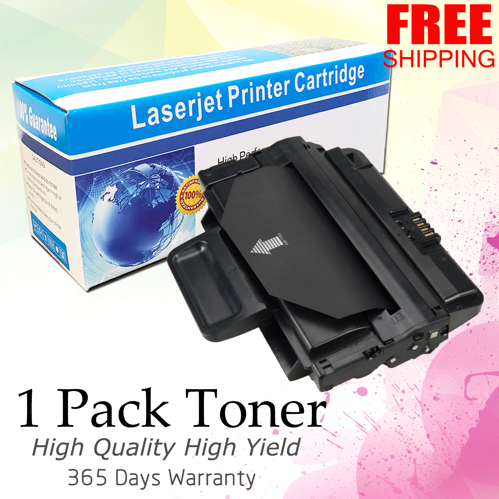 1PK D2850 Black Toner Cartridge For Samsung Printer ML-2850B ML2851ND ...