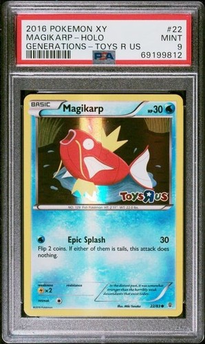 2016 POKEMON XY GENERATIONS TOYS R US MAGIKARP-HOLO PSA 9 | eBay