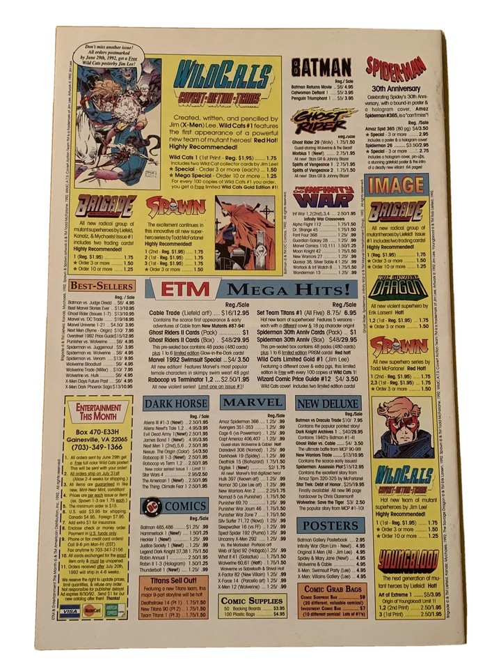 SPAWN # 1 Comics First Issue 1992 IMAGE COMICS SPAWN POSTER INCLUDED ...