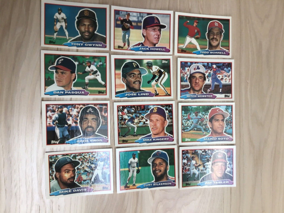 1988 Topps MLB (12) sports card lot please take a look good values ...