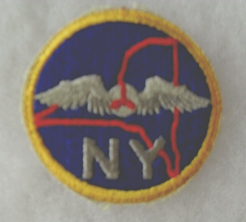 1950'S TWILL VARIANT N.Y. CIVIL AIR PATROL PATCH CUT EDGE WHITE WING ...