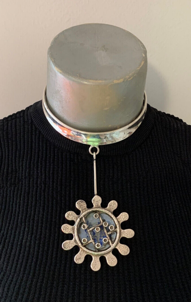 Vintage Retro Brutalist Jacob Hull Denmark Silver En… - Gem