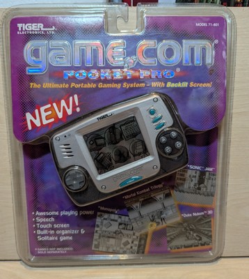 Tiger Game.Com Pocket Pro Handheld System 71-801 Factory Sealed | eBay