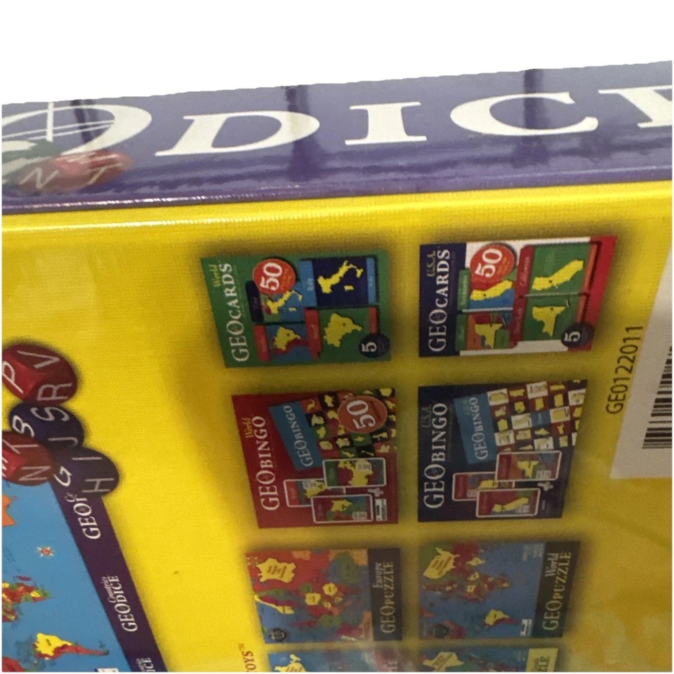 GeoDice Geography Board Game 2012 – Countries & Capitals Learning Dice ...