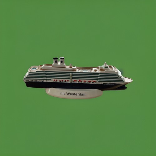 Rare! Holland America Line MS Westerdam 10" Model Cruise Ship Souvenir ...