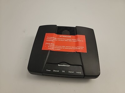 Siemens SpeedStream 4100 DSL ADSL Ethernet Modem No PS | eBay