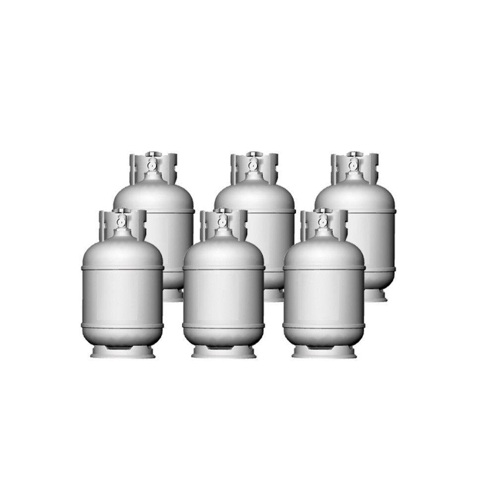 HO Scale Miniature Road Props Display Propane Gas Tank For Model ...