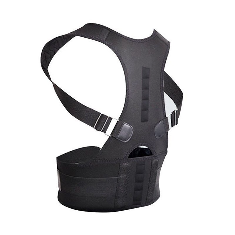 Posture Corrector Support Magnetic Back Shoulder Brace Belt Band For ...