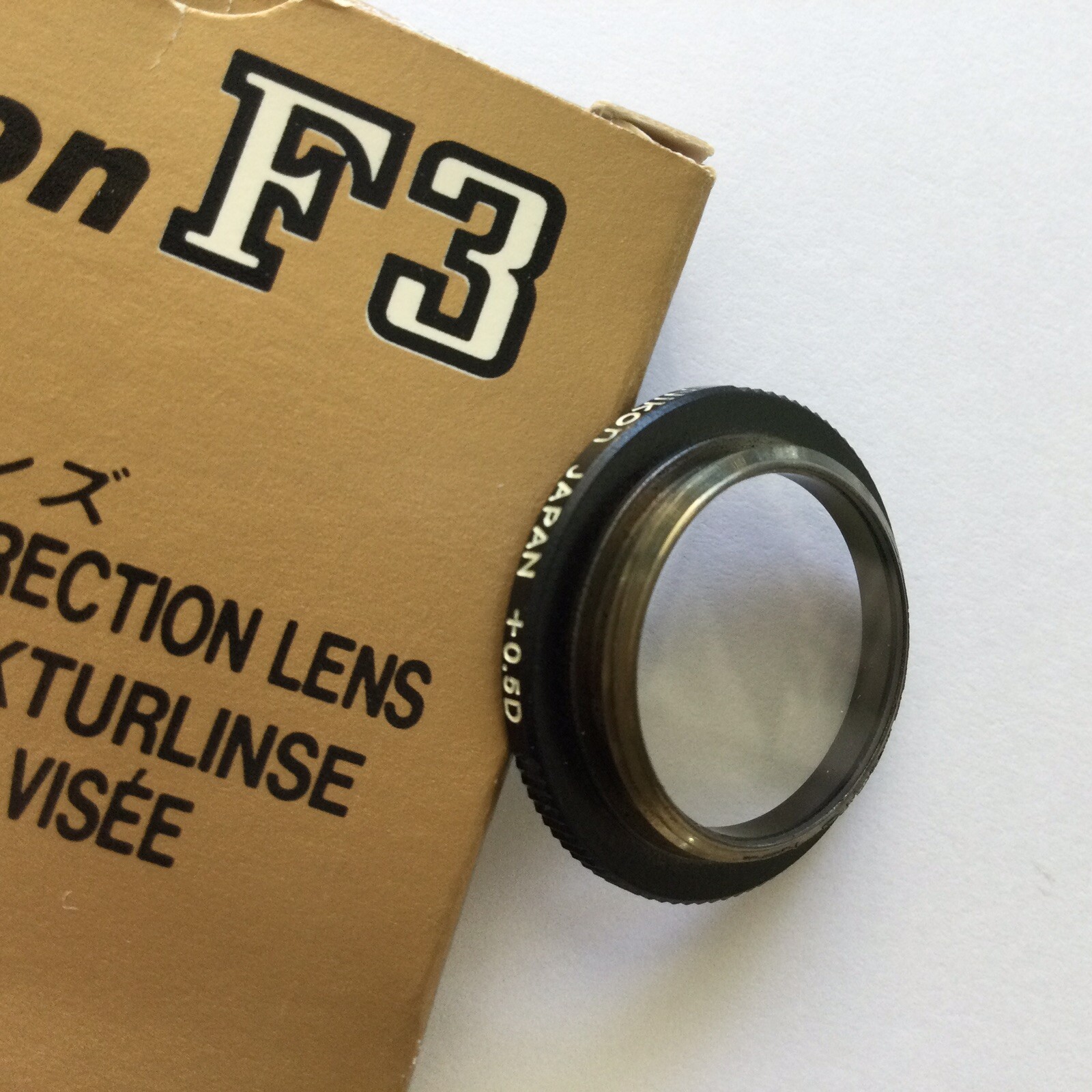 NIKON +0.5 EYEPIECE CORRECTION LENS For F3 in genuine BOX direct from ...