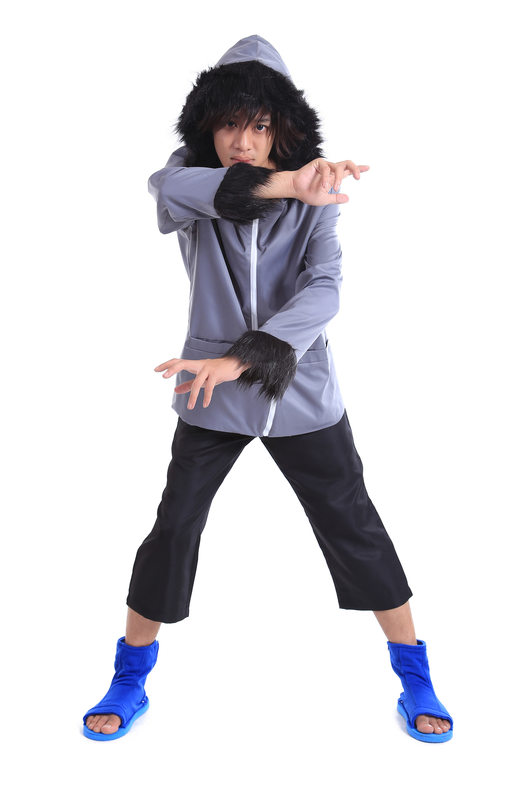 Halloween Party Cosplay Costume Team 8 Inuzuka Kiba Ninja Outfit Ver 1 ...