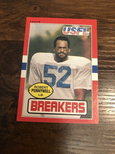 1985 Topps USFL #110 Robert Pennywell Breakers Football Card | eBay