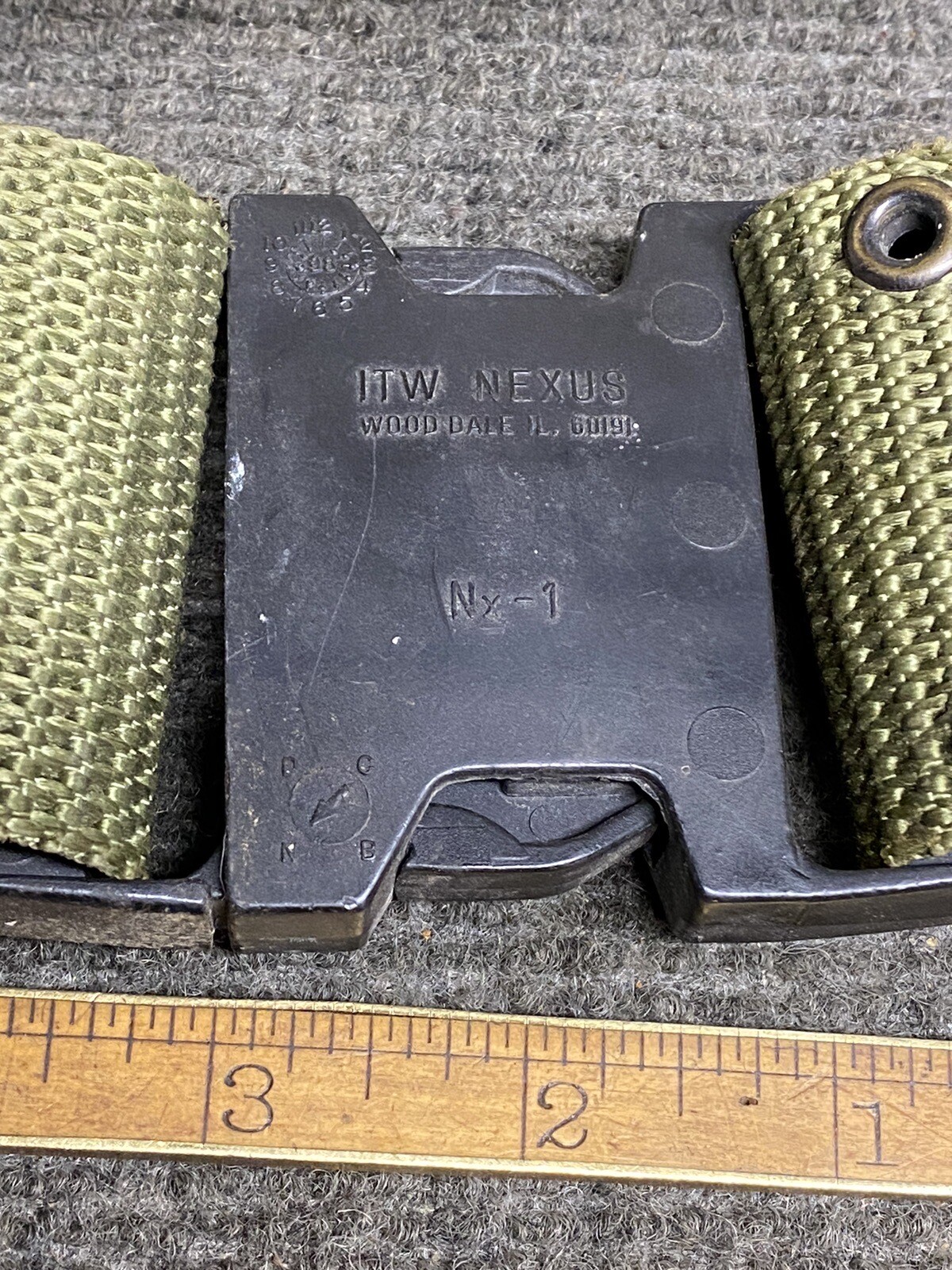 Vintage US Military Green Utility Belt Size Large | eBay